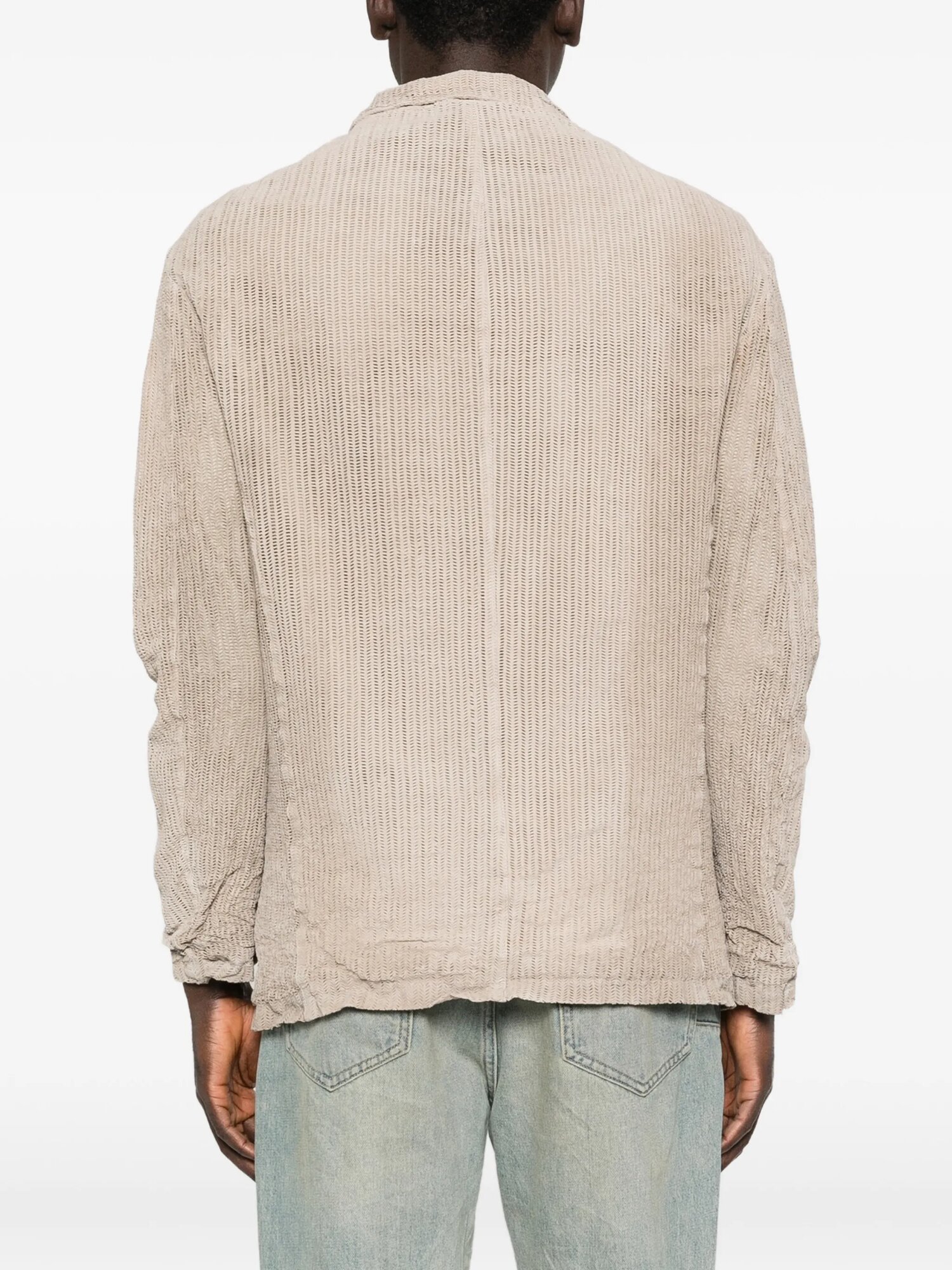 Куртка Giorgio Brato Pocketed textured leather jacket, размер 46, разноцветный — фото 1