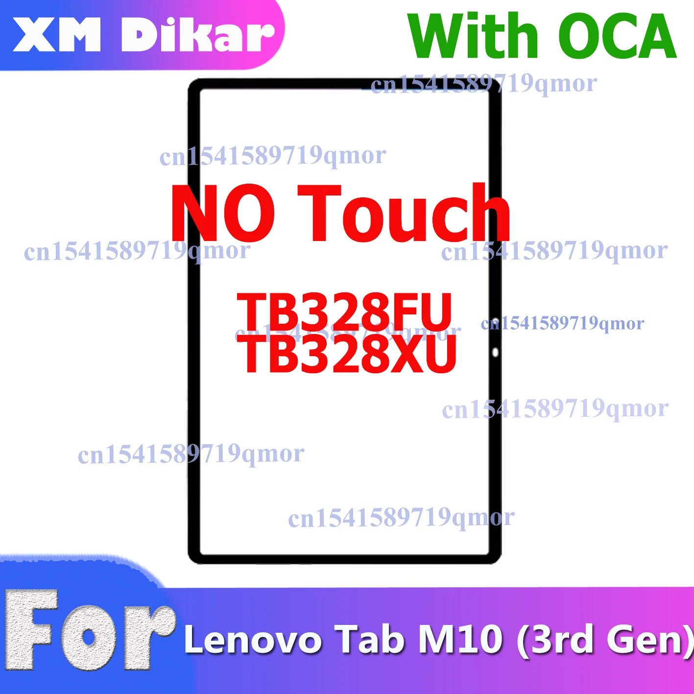 Сенсорная панель для Lenovo Tab M10 (3rd Gen) With OCA Black