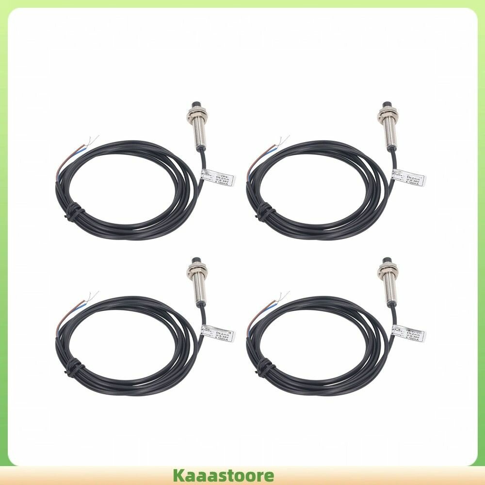 4 комплекта датчика NPN 8мм, 2-проводный, индуктивный, 6-36VDC