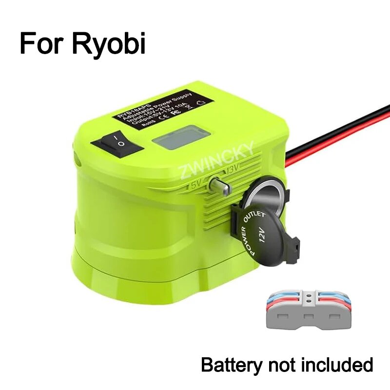 BSIDE Адаптер понижающий преобразователь 18В на 12В для аккумуляторов Ryobi