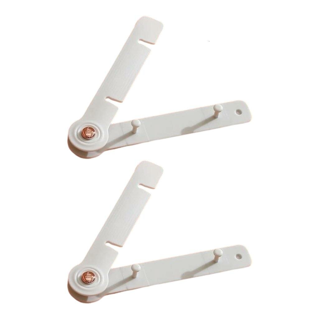 Держатель для перчаток пластиковый настенный, 2 шт, Белый