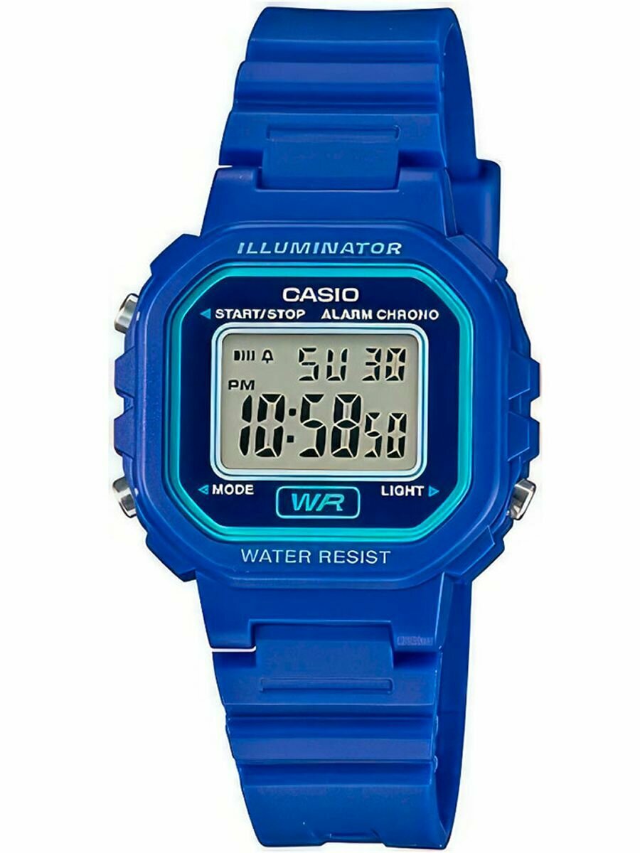 Японские кварцевые наручные женские часы Casio Collection LA-20WH-2A с международной гарантией от производителя (LA20WH2A)