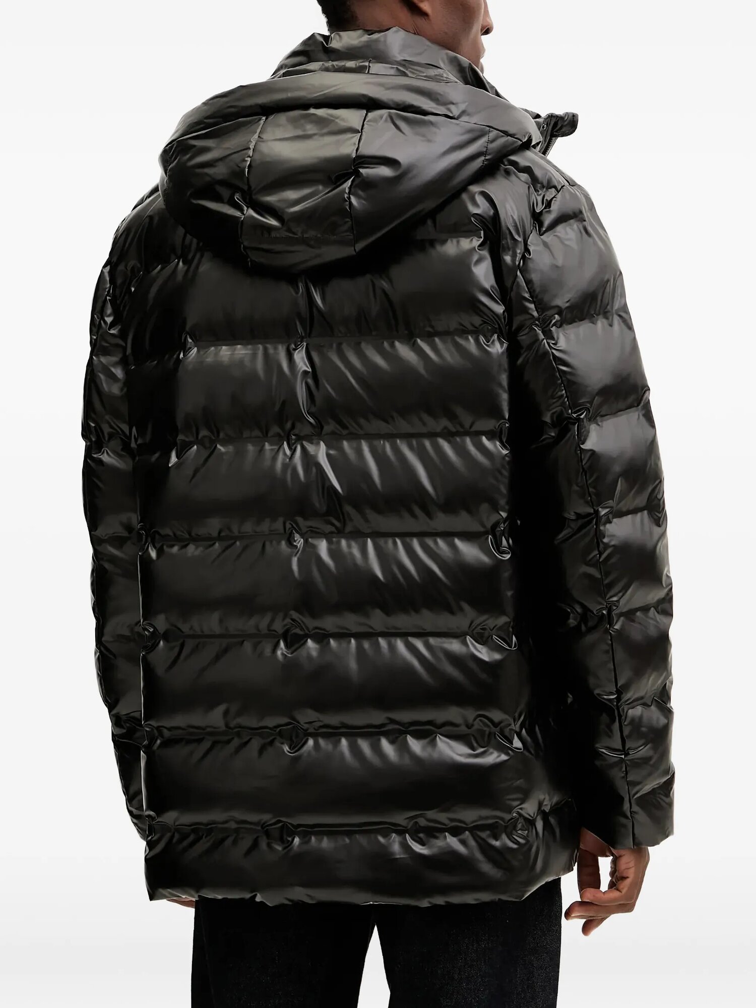 Куртка Karl Lagerfeld Hooded padded jacket, размер 54, black/black — фото 1