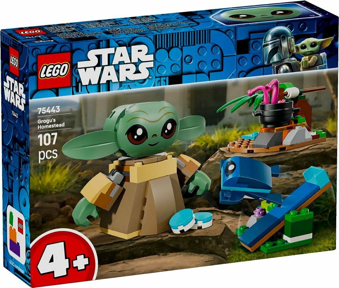 Конструктор LEGO Star Wars 75443 Обитель Грогу, разноцветный, 107 дет.