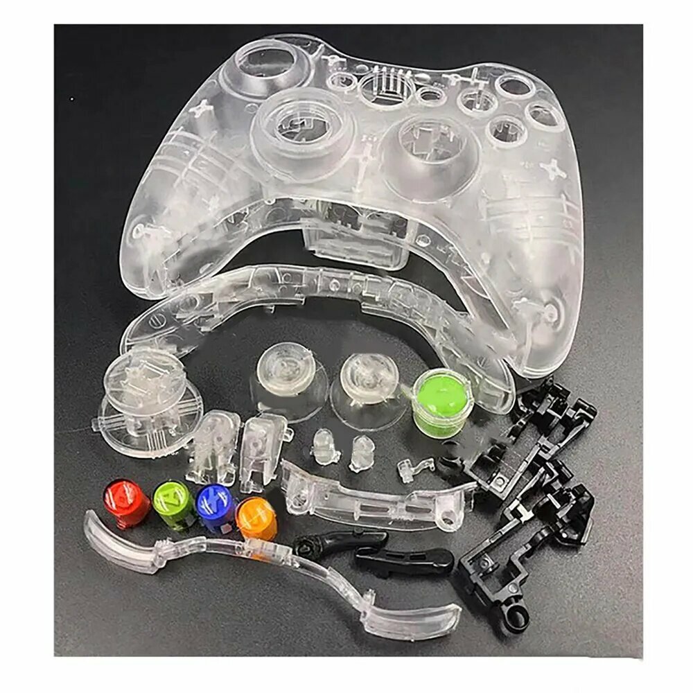 Корпус беспроводного корпуса контроллера Полный комплект для Xbox 360