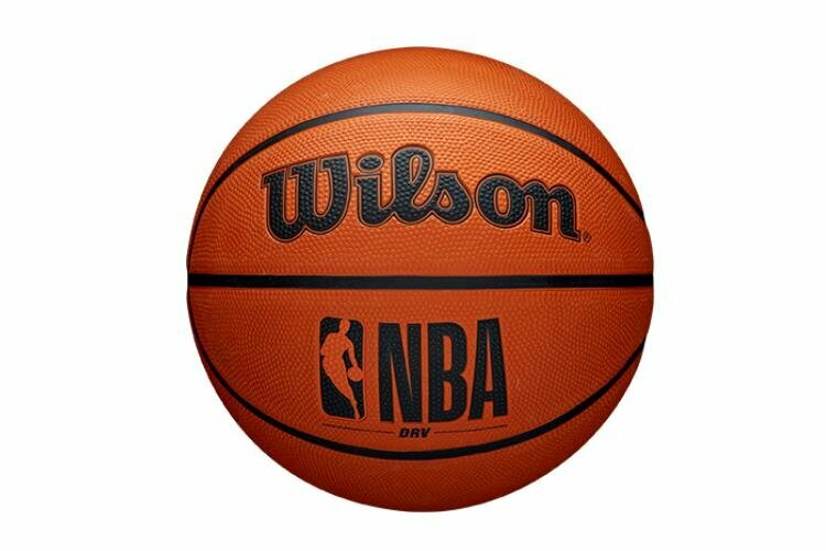 Баскетбольный мяч унисекс Wilson NBA DRV 4873826, коричневый, размер 7