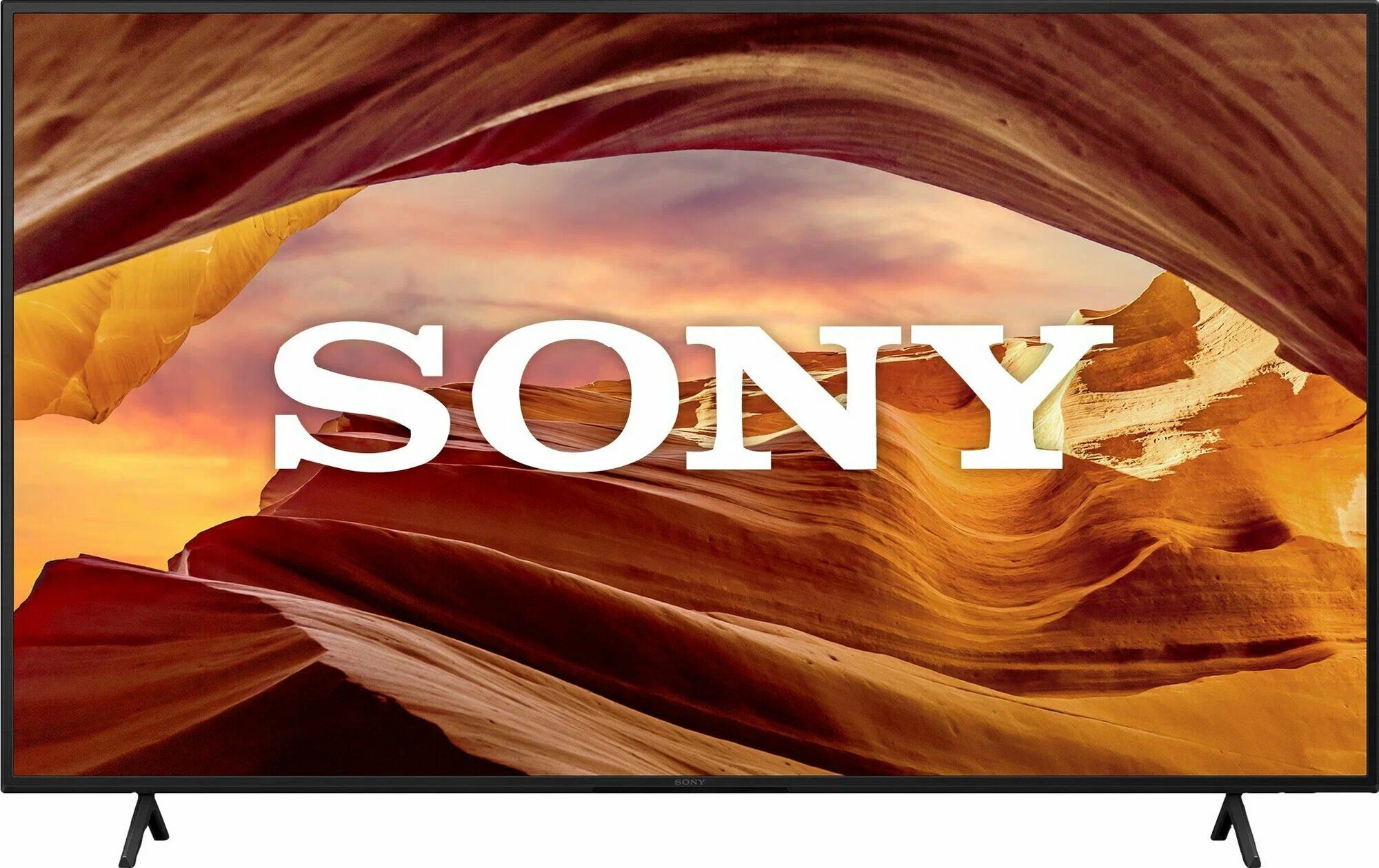 Телевизор Sony KD-55X75W, диагональ 55", 4K, HDR, Bravia, черный