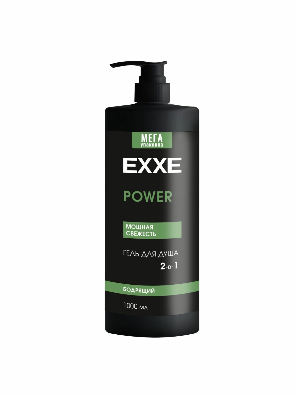EXXE Men Мужской гель для душа 2в1 "Бодрящий" Power, 1000 мл