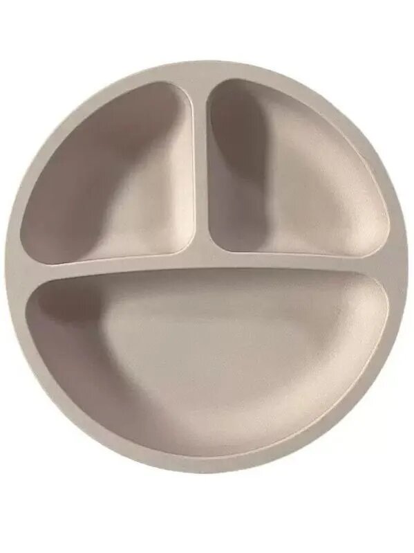 Тарелка детская на присоске, секционная, 6+