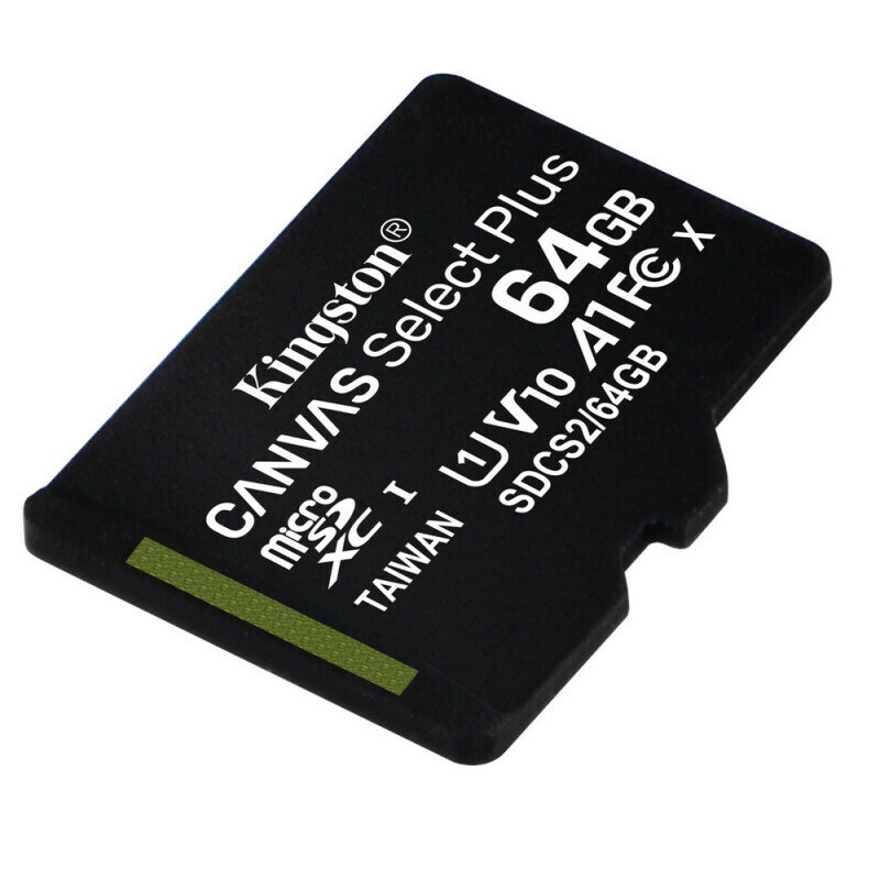 Карта памяти Kingston Canvas Select Plus microSDXC UHS-I, SDCS2/64GBSP