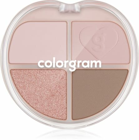Палетка теней для век и хайлайтеров Colorgram Tintin Dory Eyeshadow Palette, оттенок 06 Mochi Dory, 4 г