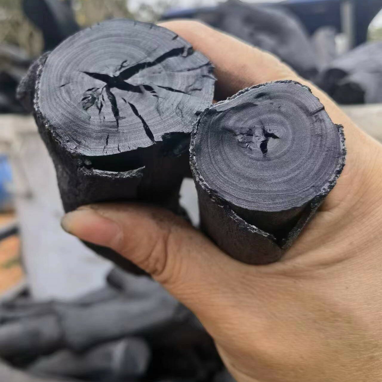 Уголь для барбекю, уголь из юдзу, бытовые бездымные быстро разгорающиеся долговечные угольные брикеты для отопления, бамбуковый уголь для хот-пота, фруктовый древесный уголь для гриля.