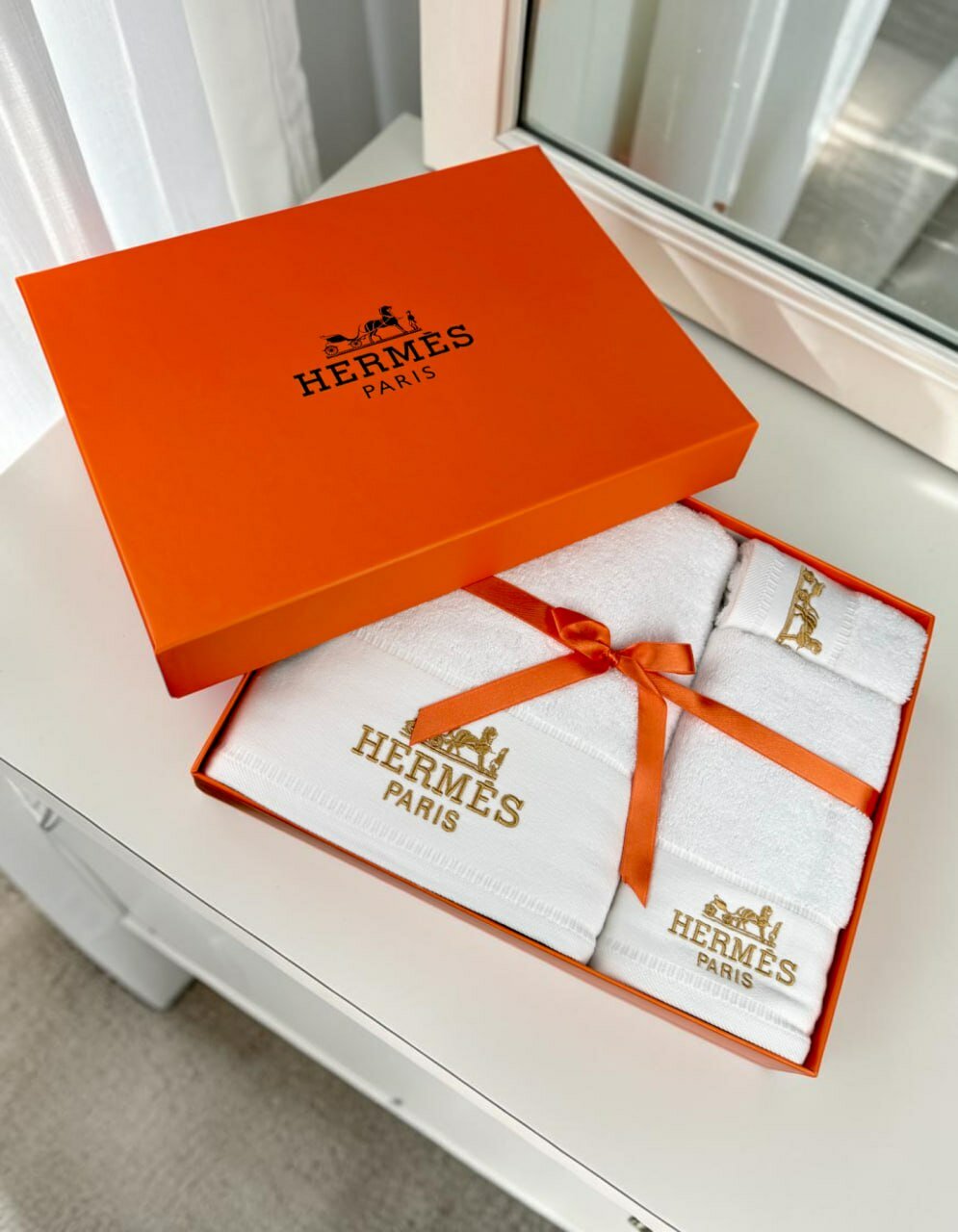 Набор полотенца HERMES банное 3 шт