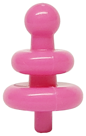 Minifigure, Antenna with 2 Diffusers and Small Pin, 5525 Dark Pink U