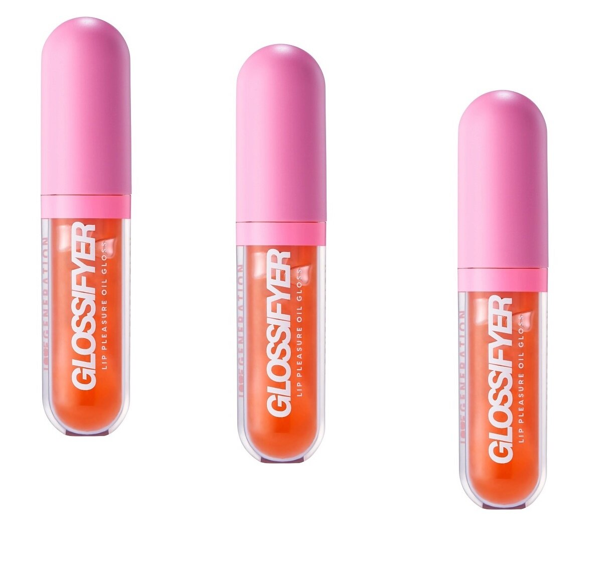 Масло-блеск для губ Love Generation Lip Pleasure Oil Gloss "Glossifyer" тон 04 3шт