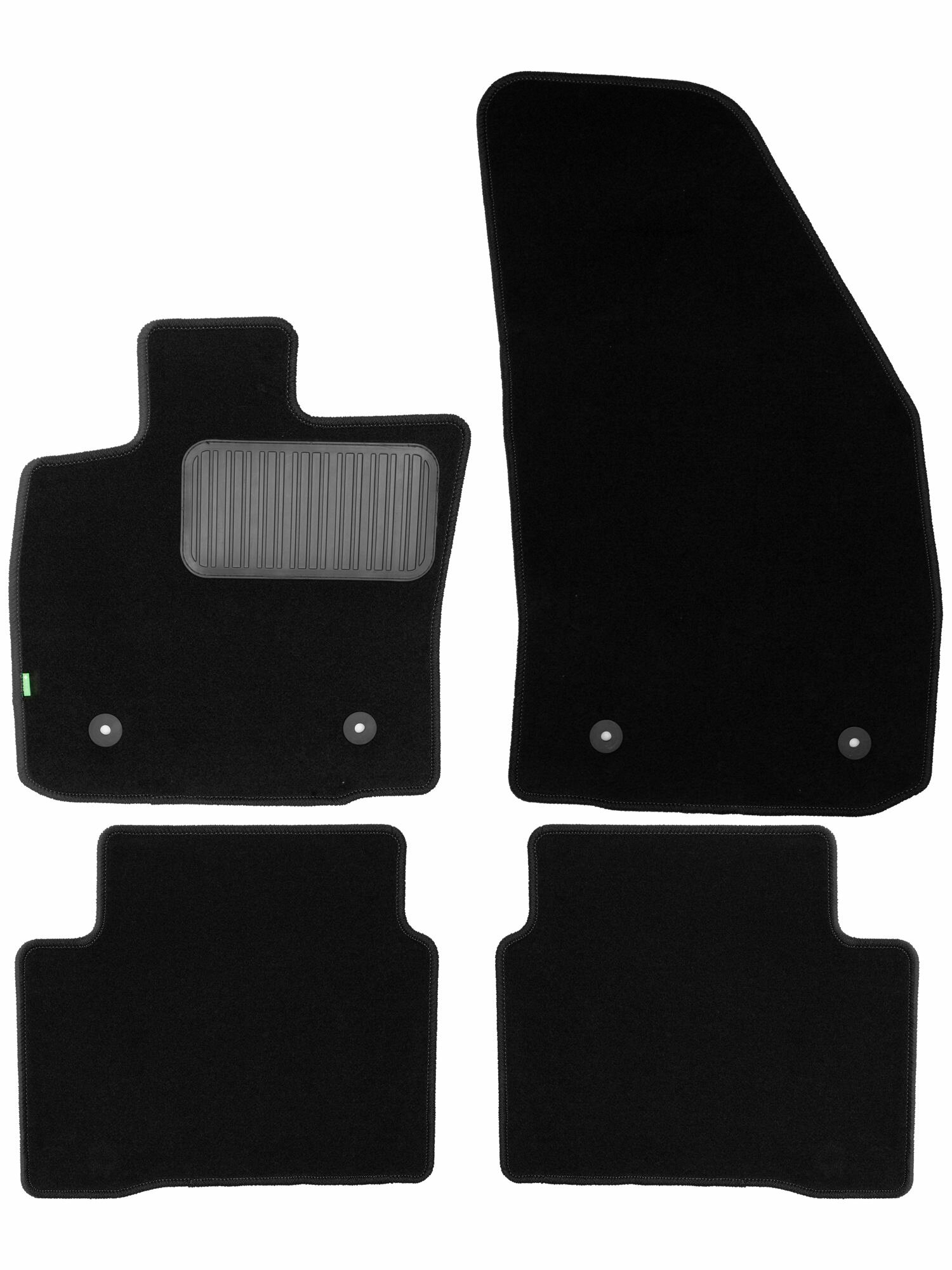 Коврики в салон Klever Standard GEELY Tugella, 2020-, кросс. , 4шт. (текстиль) / Джили Тугела