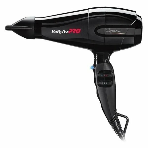 BaByliss PRO Фен для волос Pro CARUSO Ionic 2400W 2400 Вт, черный