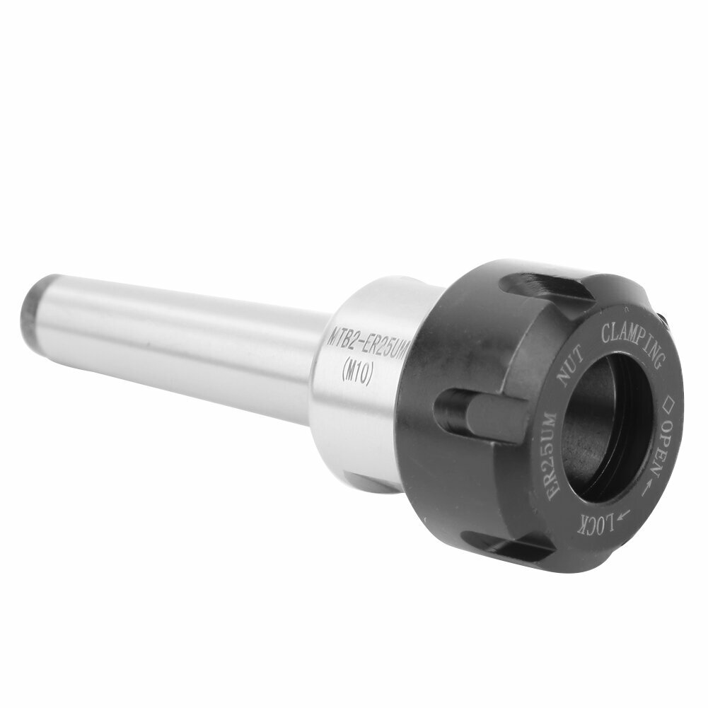 MTB2 ER25 MT2 Цанговый патрон с коническим хвостовиком Держатель инструмента для фрезы с ЧПУ Резьба M10