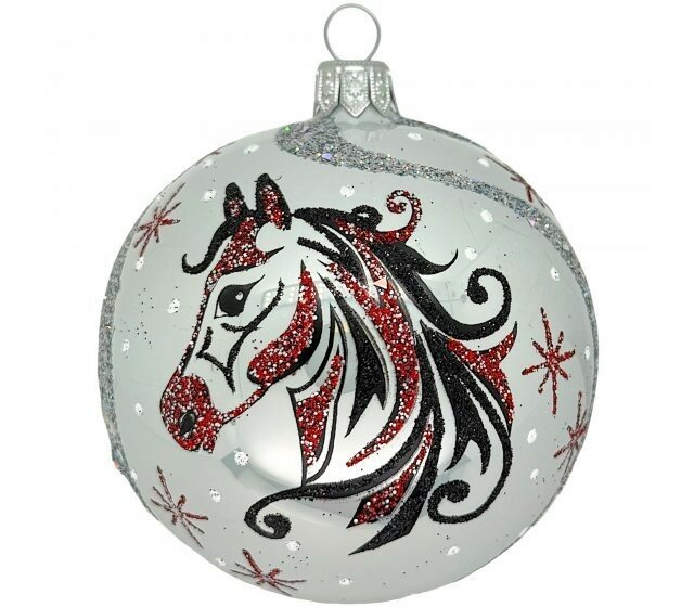 Шар на елку 85мм "Зодиак" "Космос"