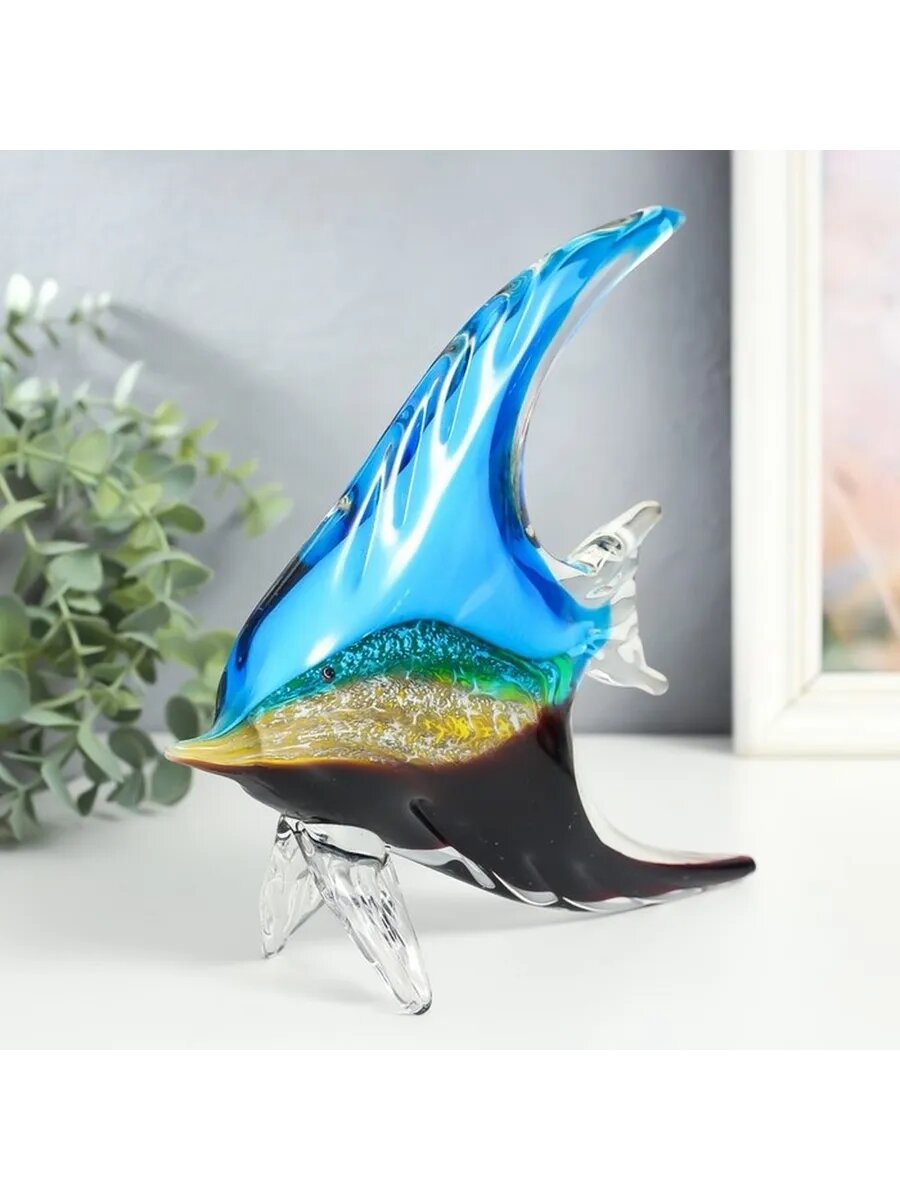 Элегантный стеклянный сувенир Рыбка тропическая