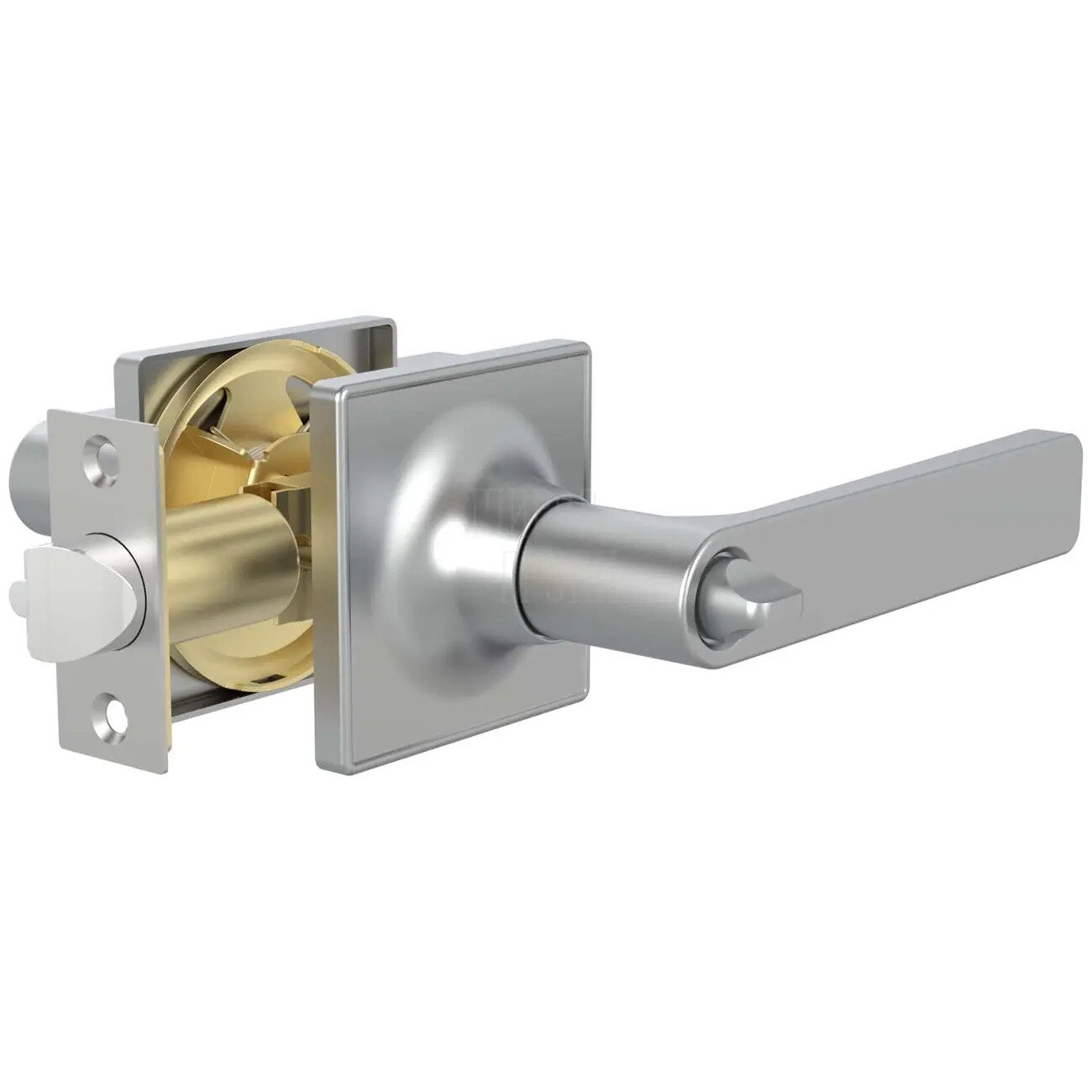 Ручка Punto (Пунто) защелка DK710 BK (фик.) хром