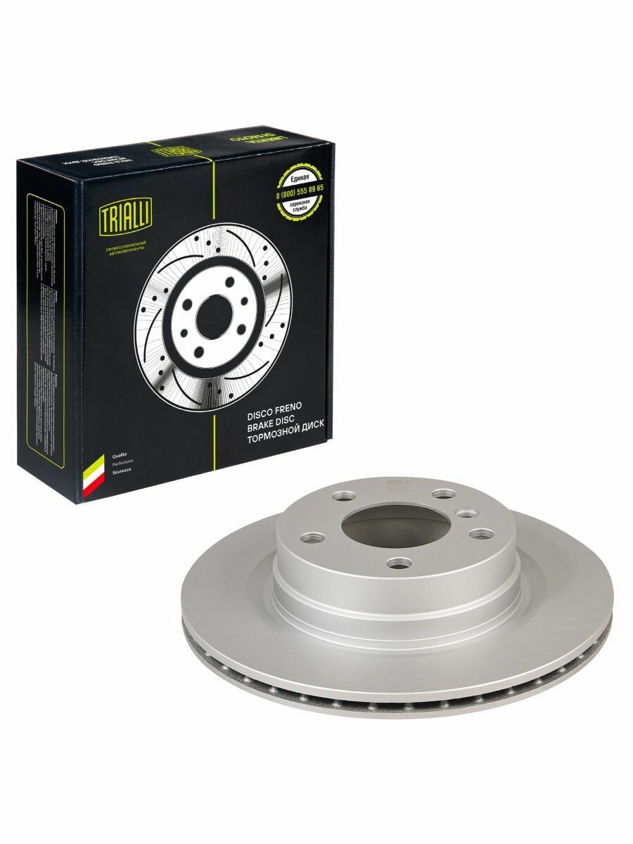 Диск тормозной задний для а/м BMW 3 (F30) (11-), 4 (F32) (13-), Trialli DF 190410
