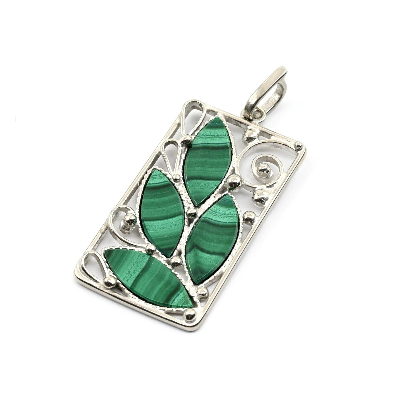 Подвеска, малахит