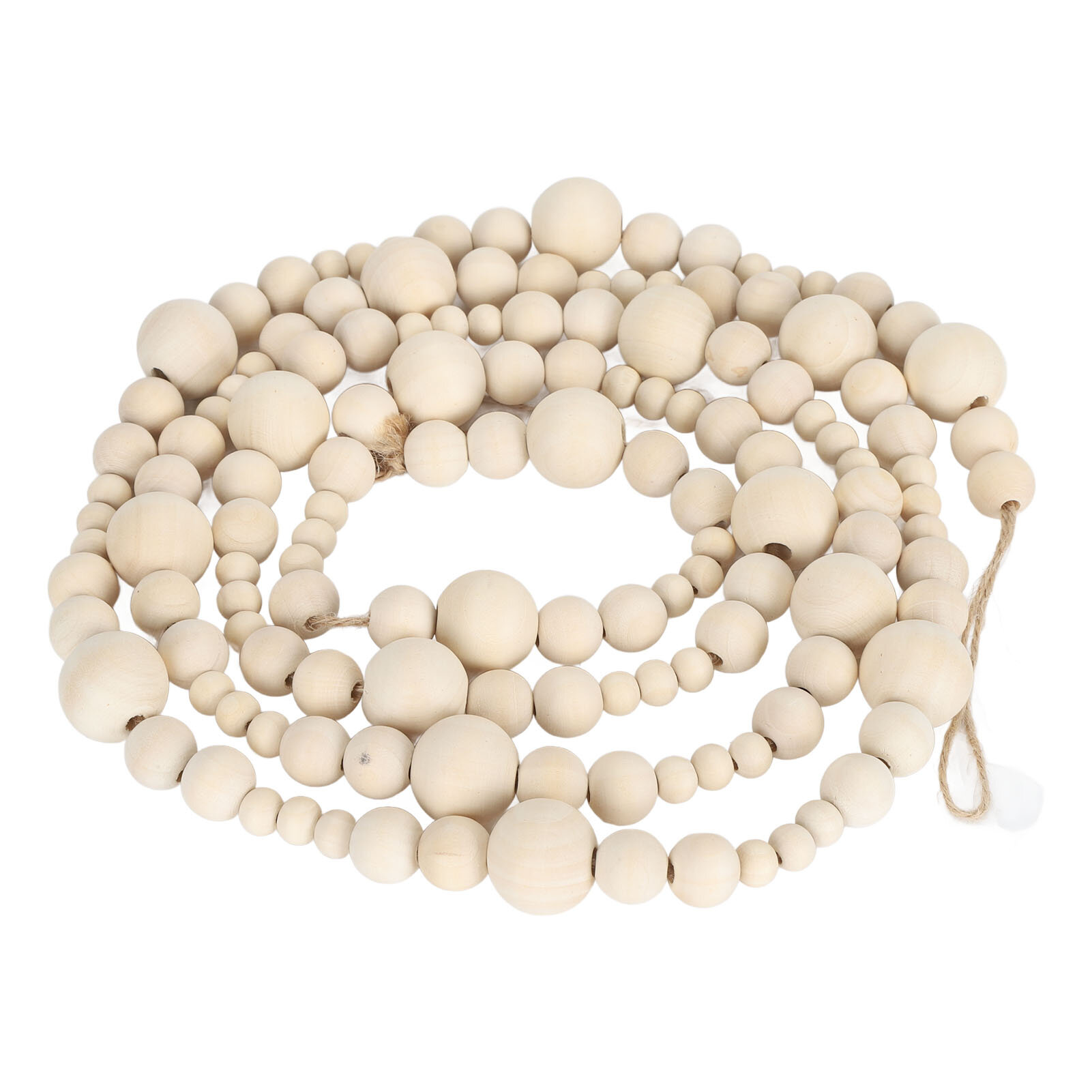 Деревянная гирлянда из бисера 7,2 фута, ручная работа, деревянная бусина, настенная подвеска для дома, домашний декор, деревянная бусина, украшение для стены, детская кроватка