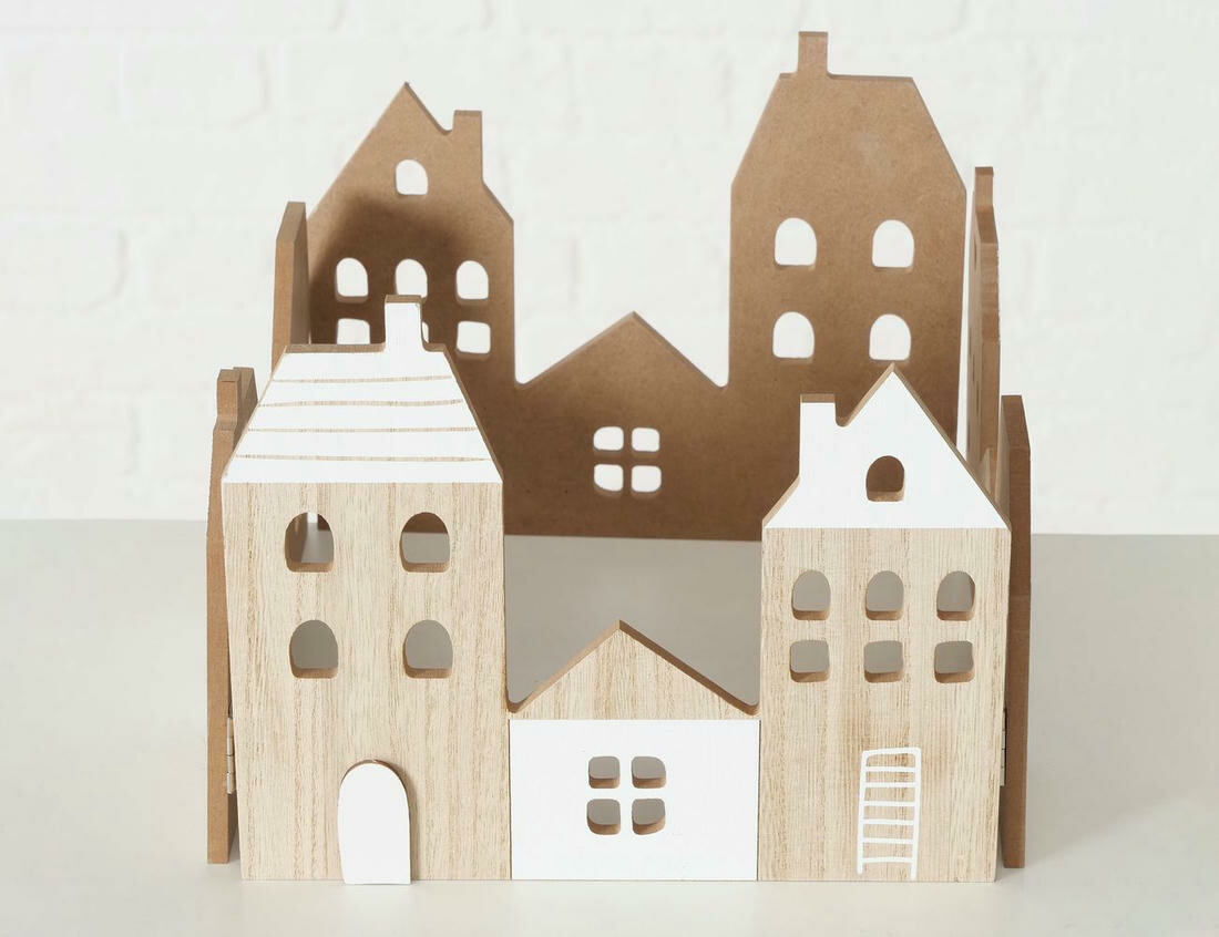 Интерьерное украшение, дерево, бежевый, 86х18 см, Boltze