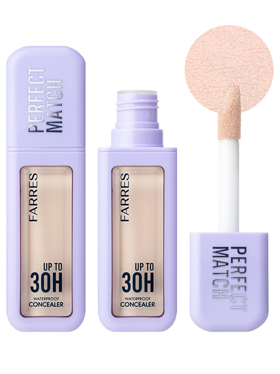 Консилер для лица Farres Водостойкий матовый, тон 03 бежевый
