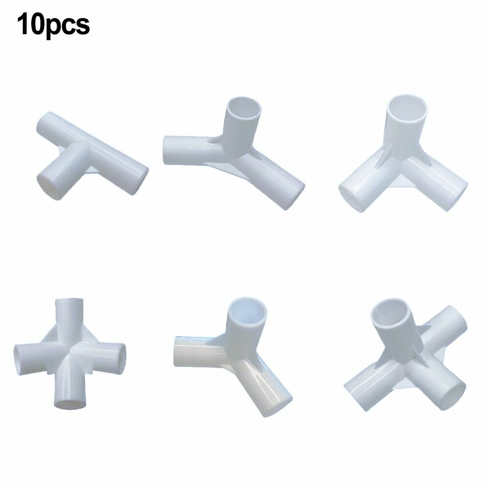 OZ-TRTE 10 шт. Соединительный тройник для палаточного столба, фиксированные соединения для палаточного столба, внутренний диаметр 16 мм