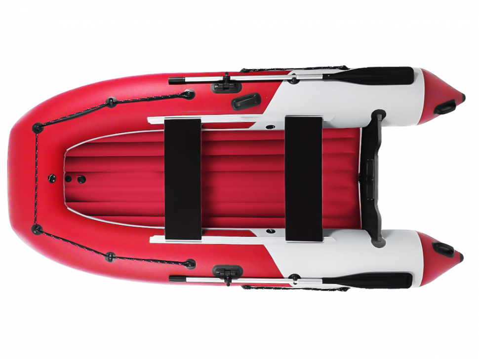 Надувная лодка НДНД Grouper 310 (серо-красный)