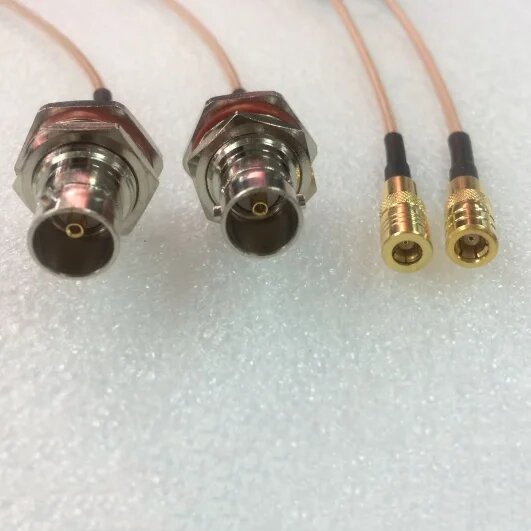 HERKOMYOU Кабель-переходник SMB Female to BNC Female RG179 0.5M