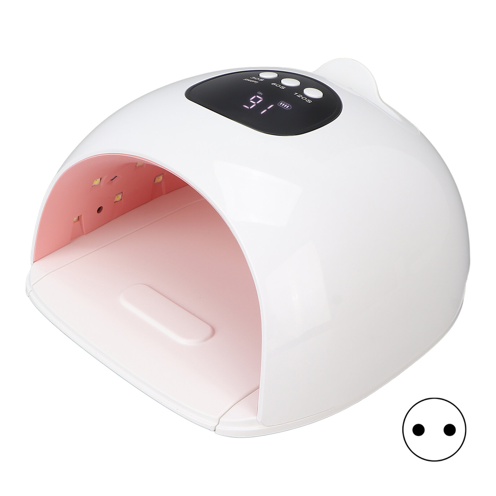 72 Вт ультрафиолетового светодиодного геля.