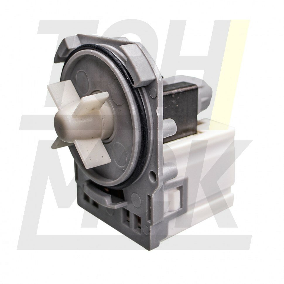 Сливной насос (помпа) для стиральной машины Bosch, Siemens, Electrolux, Zanussi, 30W, 3 защёлки, Р302