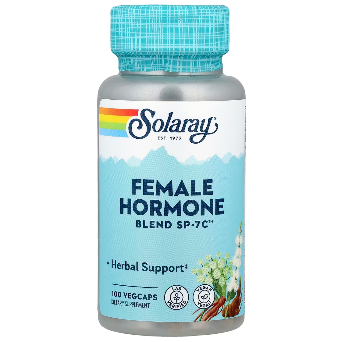 Solaray Смесь женских гормонов Sp-7C 100 вегетарианских капсул