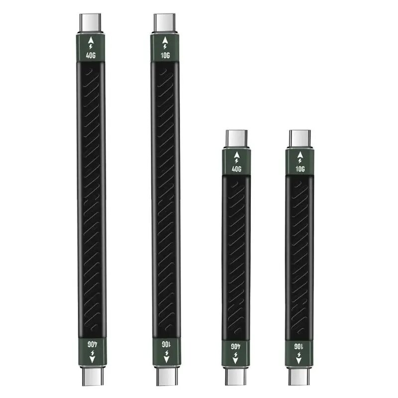 Короткий кабель для зарядки типа C PD 60 Вт для MACBOOK Pro, кабель USB C для быстрой зарядки THUNDERBOLT 3 кабеля, прямая поставка