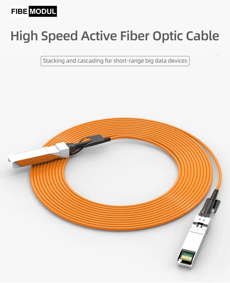 Активный оптический кабель fibemodul AOC-10G-SFP-OM2 3M/5M/7M/10M/20M 10G AOC OM2 5M