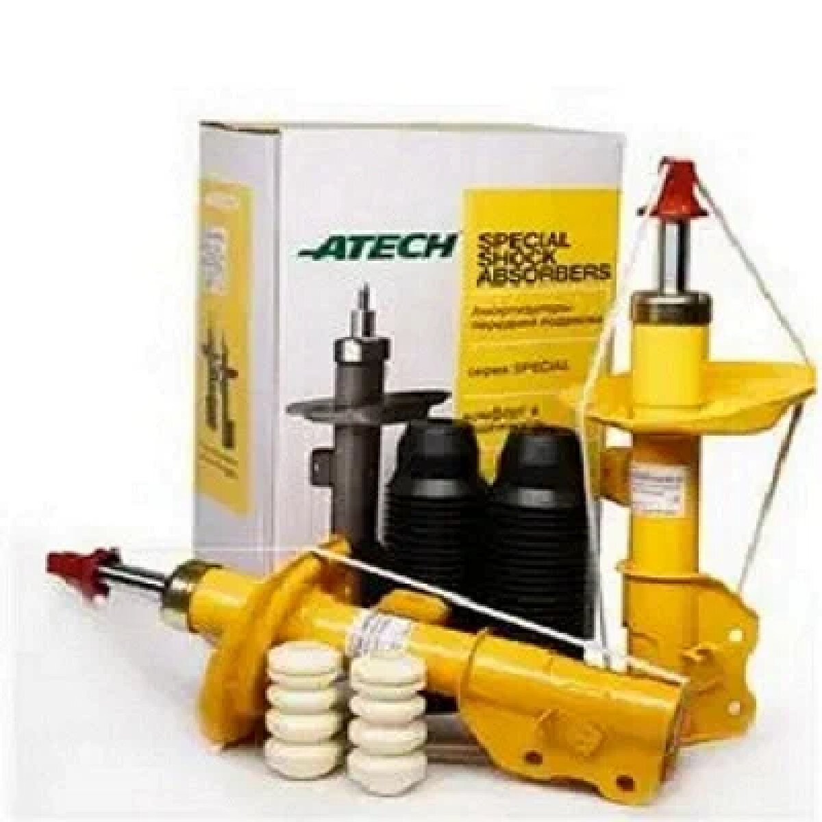 Для а/м LADA Vesta, Vesta SW Амортизаторы перед. подвески "ATECH" SPECIAL-OIL (2 шт), с отбойн. и пыльн. масляные (к-т)