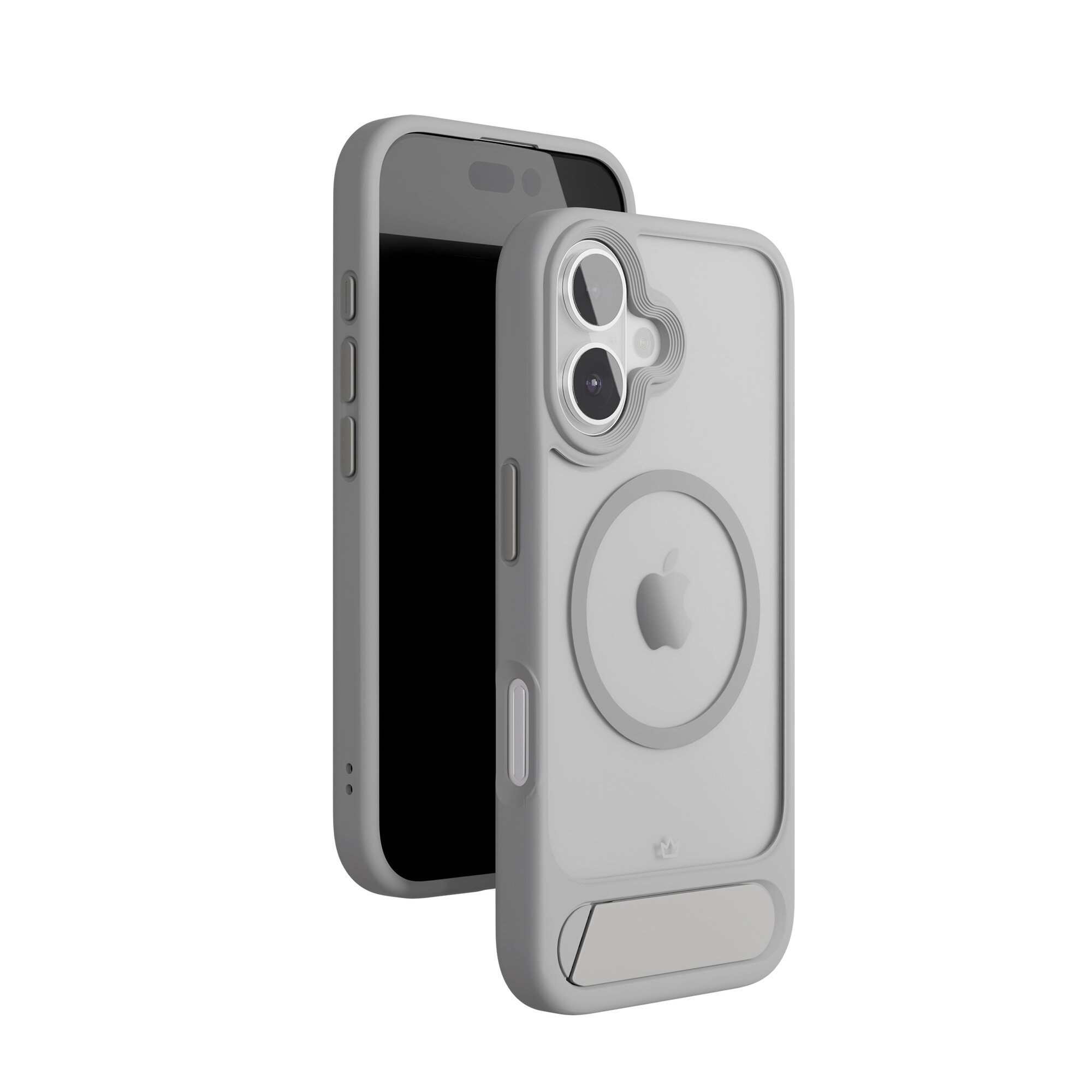 Чехол на iPhone 16 с MagSafe VLP Reels Case, серый