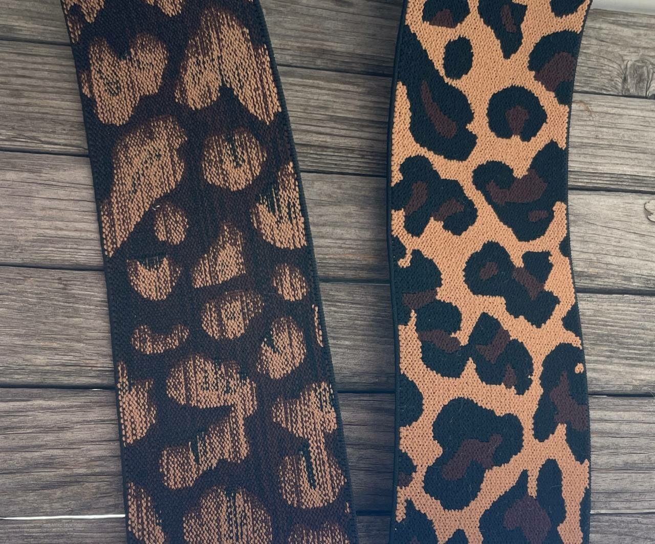 Резинка для пояса 4 см, 3м, эластичная, с анималистичным принтом