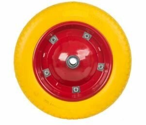 Колесо пена тачки садовой 8" 3,00/3,25-8" (W13) (под ось 16мм)