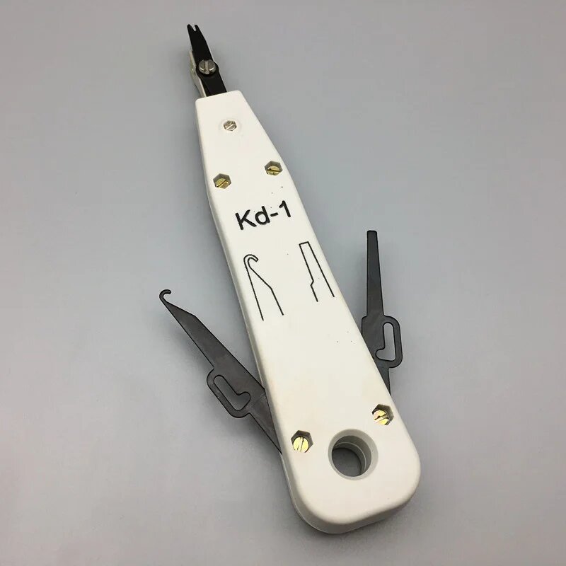 Высококачественный красный комплект инструментов KRONE LSA-Plus с датчиком для телекоммуникационного телефона RJ11 провод Ethernet сетевой кабель Cat5 RJ45