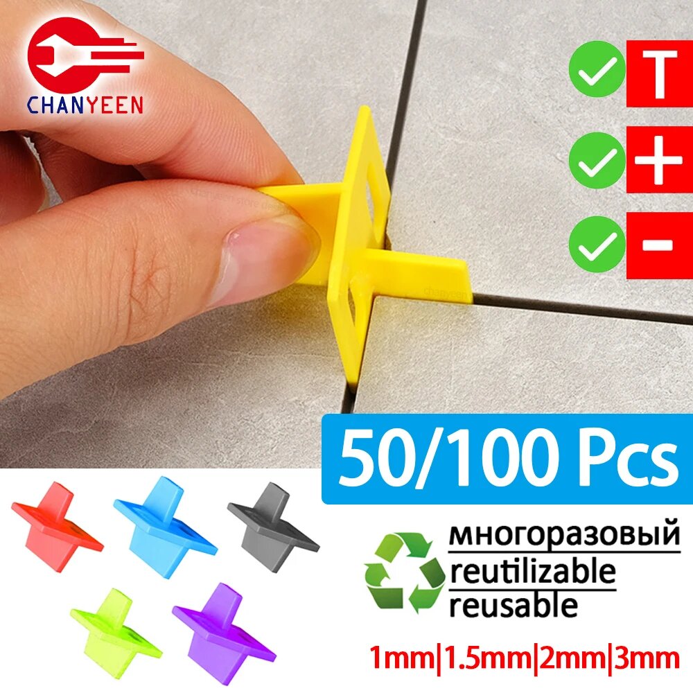 Пластиковые прокладки для плитки 3.0mm (100 шт)