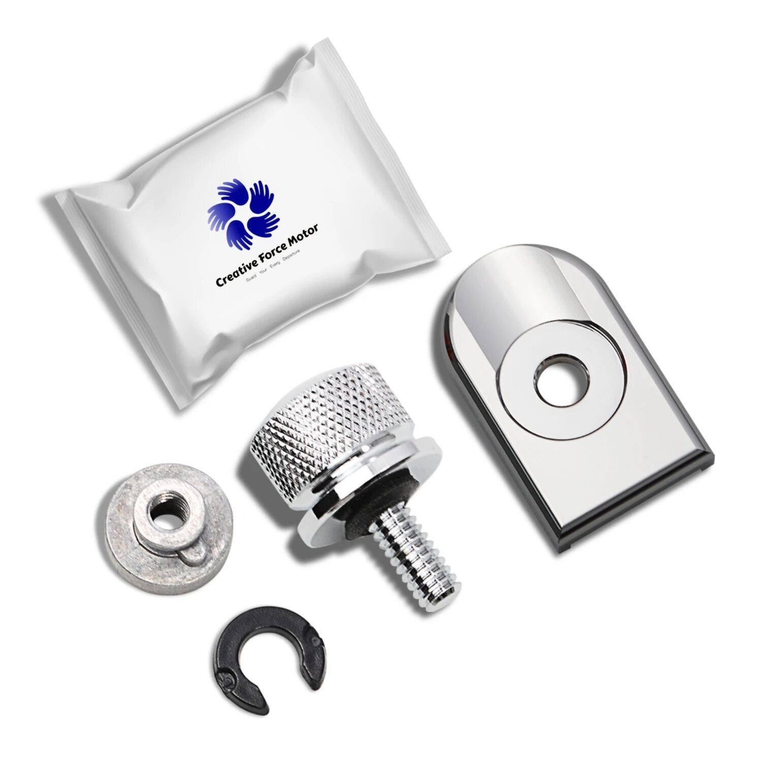 Болт сиденья заднего крыла, гайка, винт, крепление для мотоциклов, крышка ручки для Chrome Set A