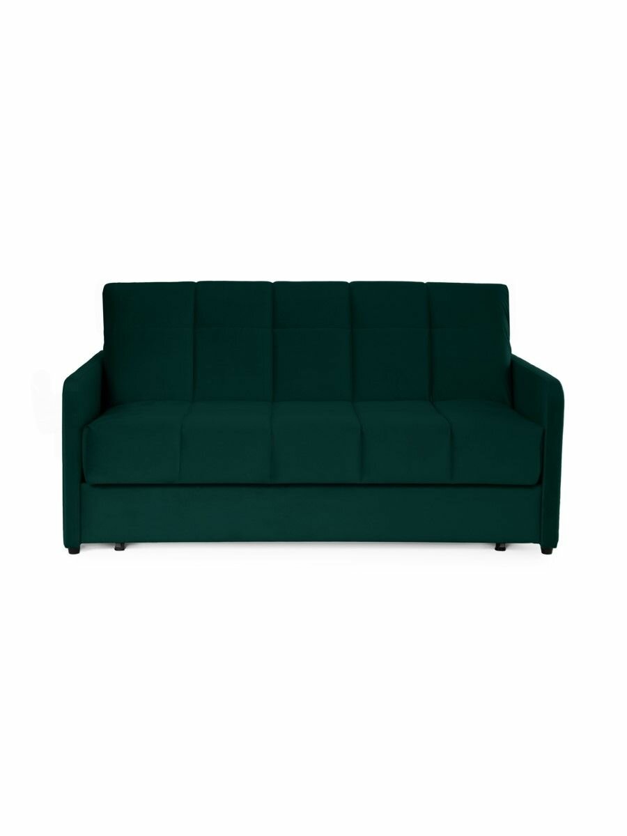 Диван-кровать Askona (Аскона) Домо про 140 с узкими подлокотниками квадрат Тк. Sky Velvet 42