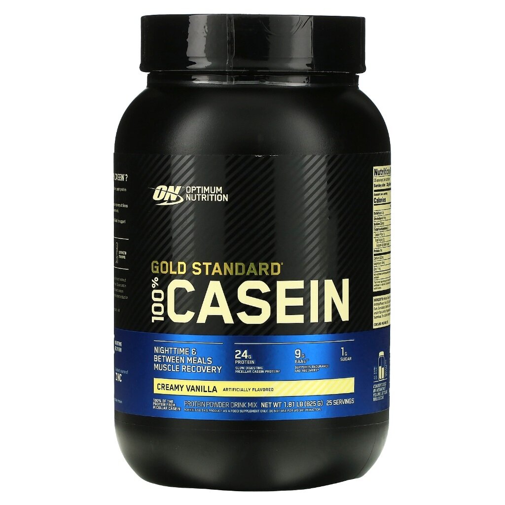 Казеин протеин 100% Casein Protein 825гр - 907гр 1.81lb - 2lb (Optimum Nutrition) Ванильный крем