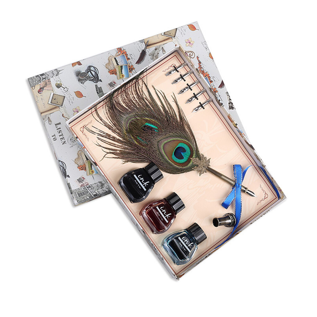 Prefect Feather Pen Desgin Can в качестве подарка канцелярских товаров для студентов/учителей