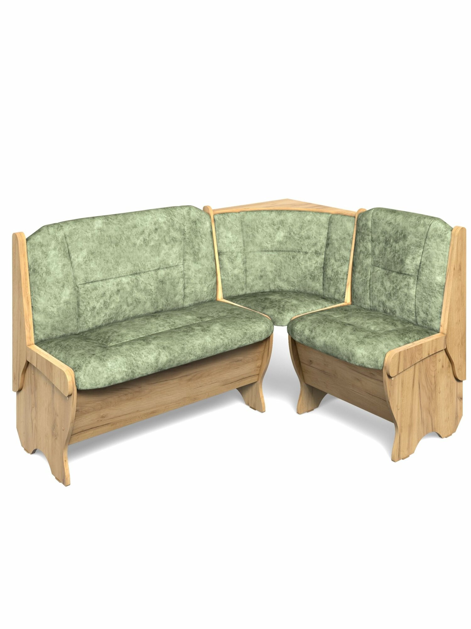 Кухонная скамья угловая Орхидея 148/108х53х84 см