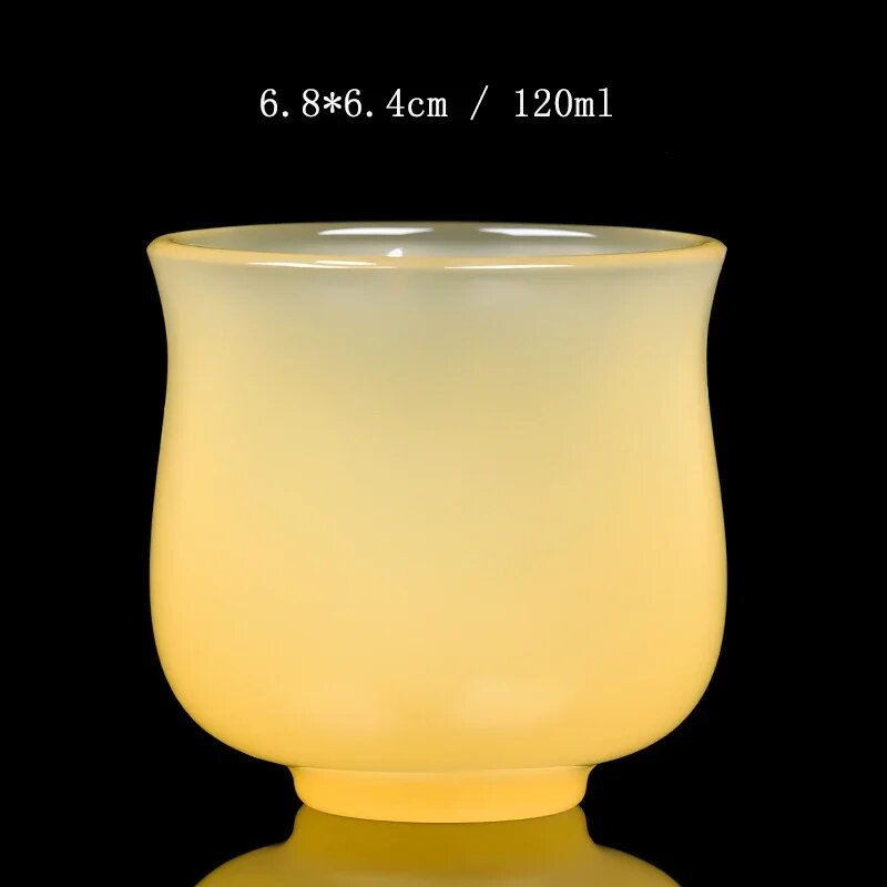 Нефритовые чайные чашки OIMG, Светло-желтый